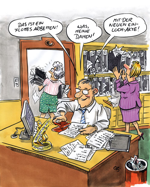 WiM-Cartoons von Gerd Bauer | IHK Nürnberg für Mittelfranken